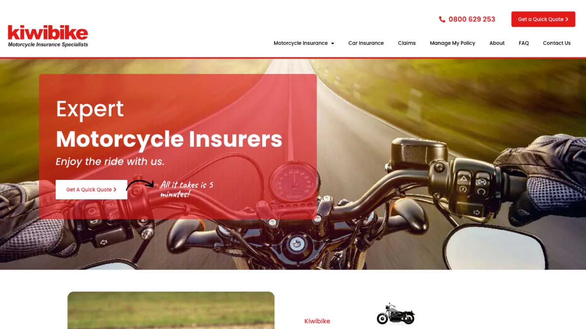 Direct Debit Form Setup for Motorcycle Insurance | Kiwibike